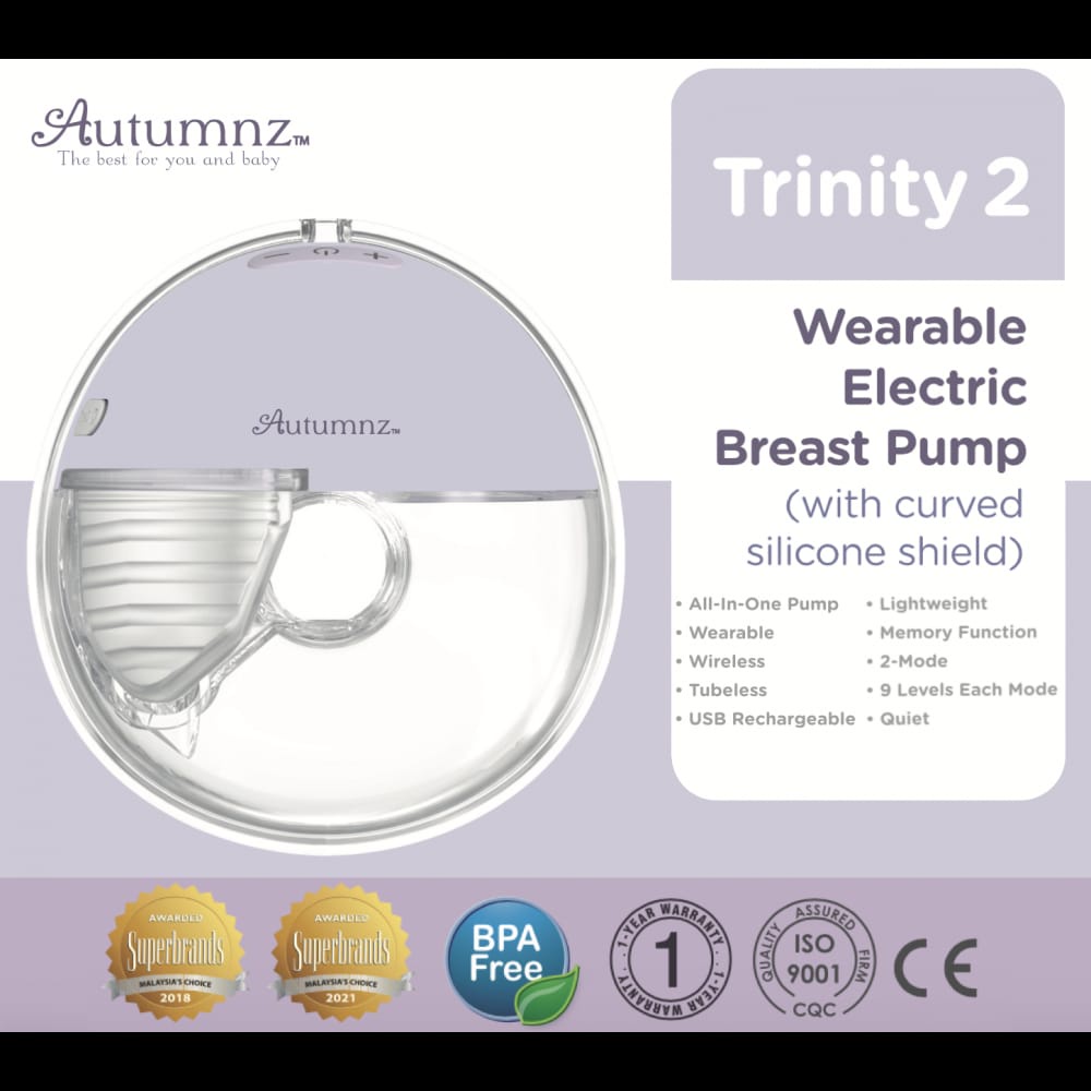 Autumnz TRINITY 2 Wearable Electric Breastpump / Pam Susu / Pam Susu ...