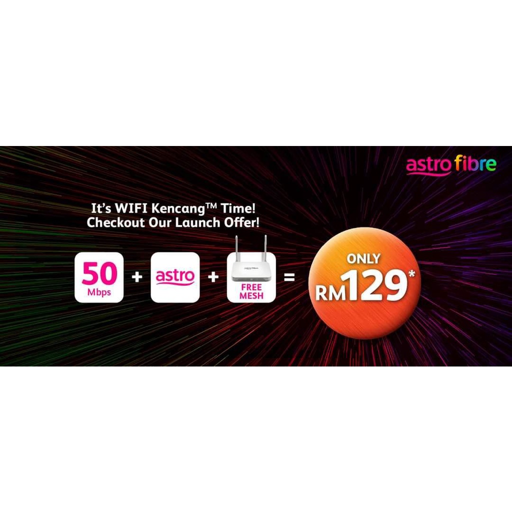 Astro Fiber,Wifi Kencang !! | Shopee Malaysia