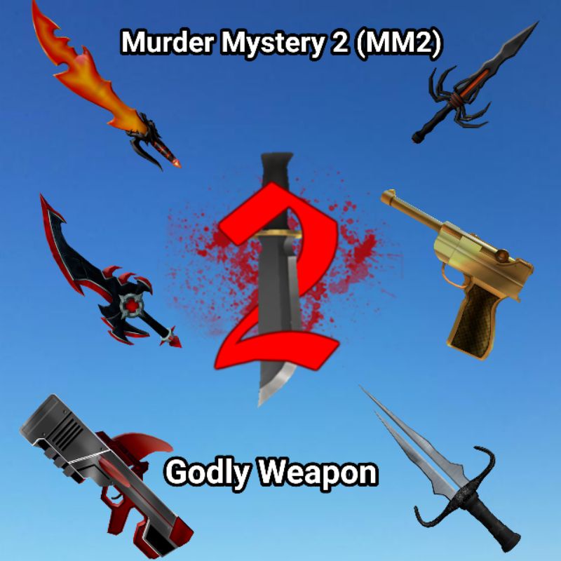 Roblox Murder Mystery 2 Godly Weapon (Mm2) | Shopee Malaysia