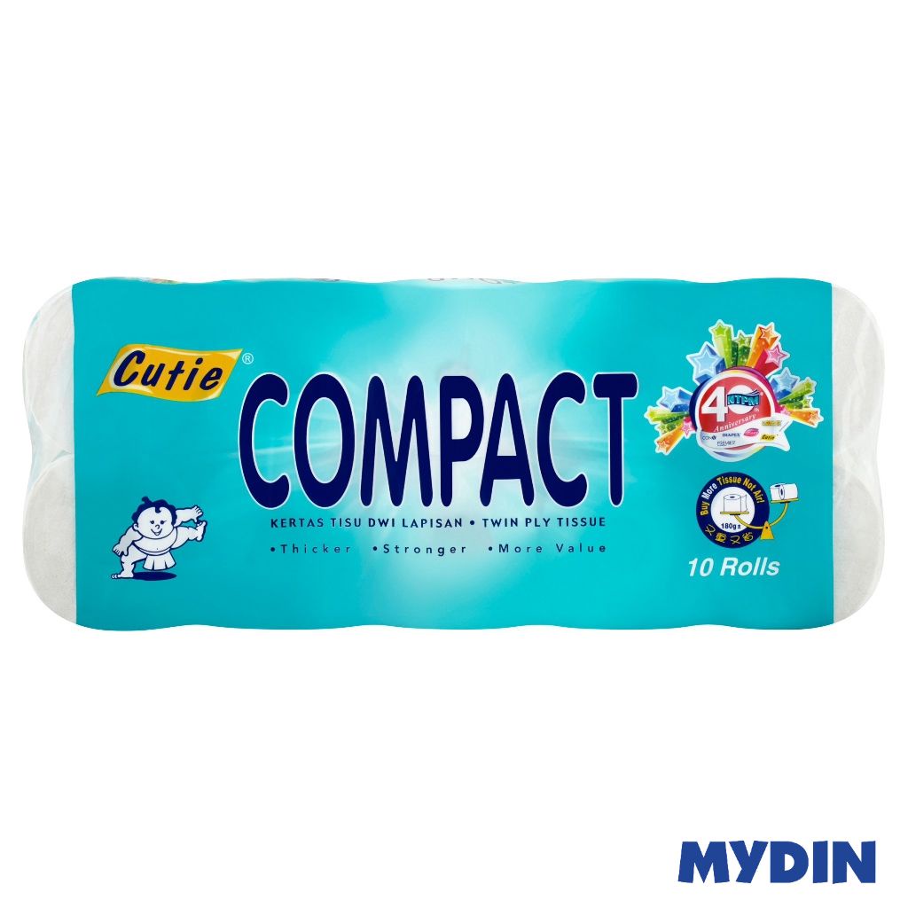 Cutie Compact Toilet Tissue (30rolls x 2ply) | Shopee Malaysia