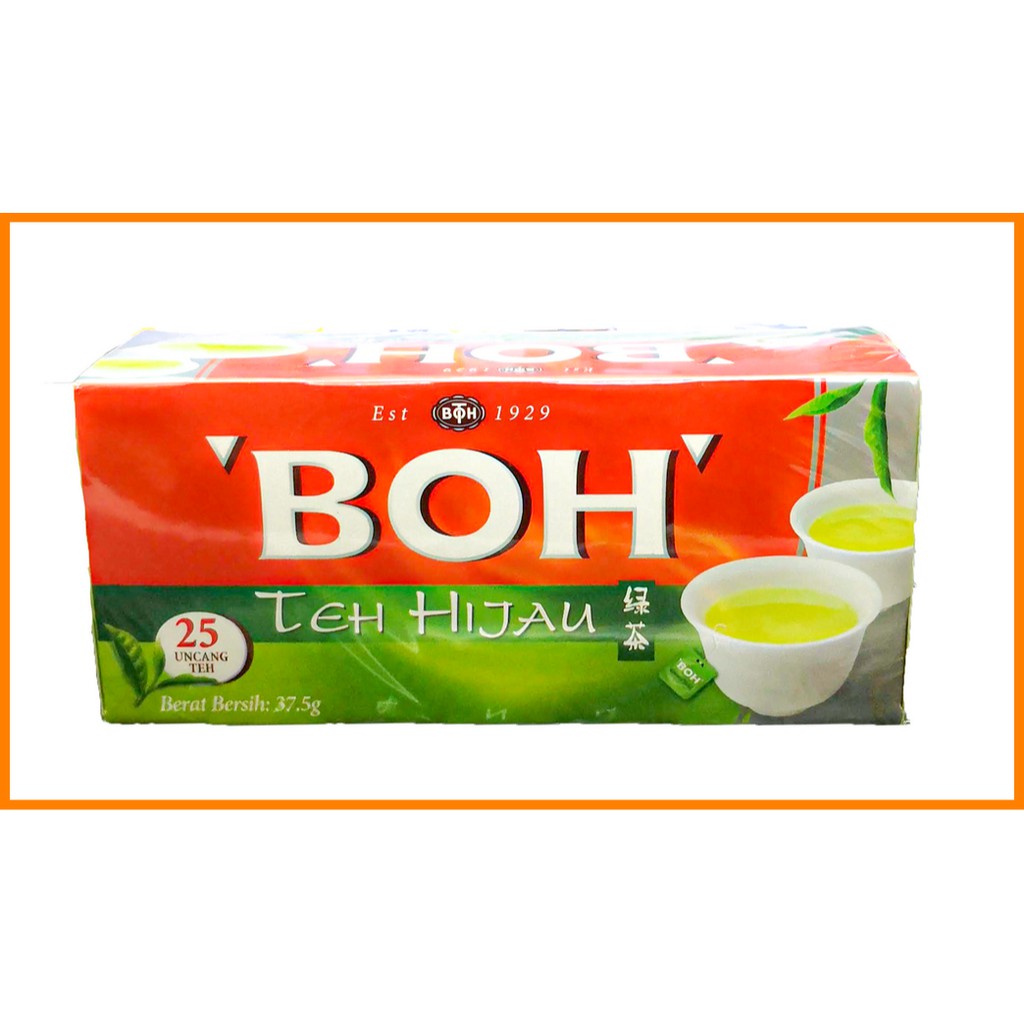 Boh Green Tea 37.5g ( 25 tea bag) | Shopee Malaysia
