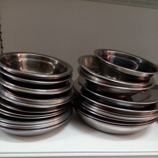 [Used] Stainless Steel dish plate bowl sauce bowl | Mangkuk Piring ...