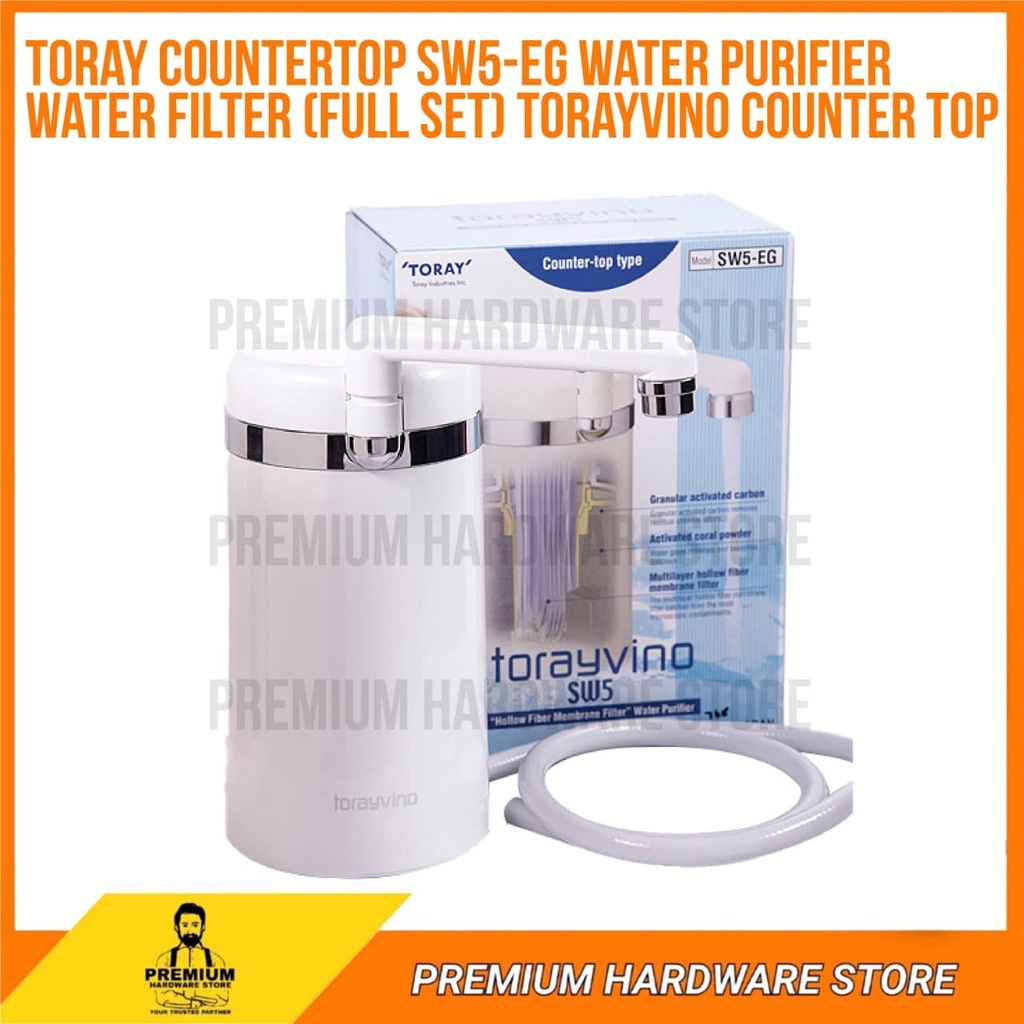TORAYVINO Countertop Water Purifier Water Filter SW5-EG Toray Counter ...
