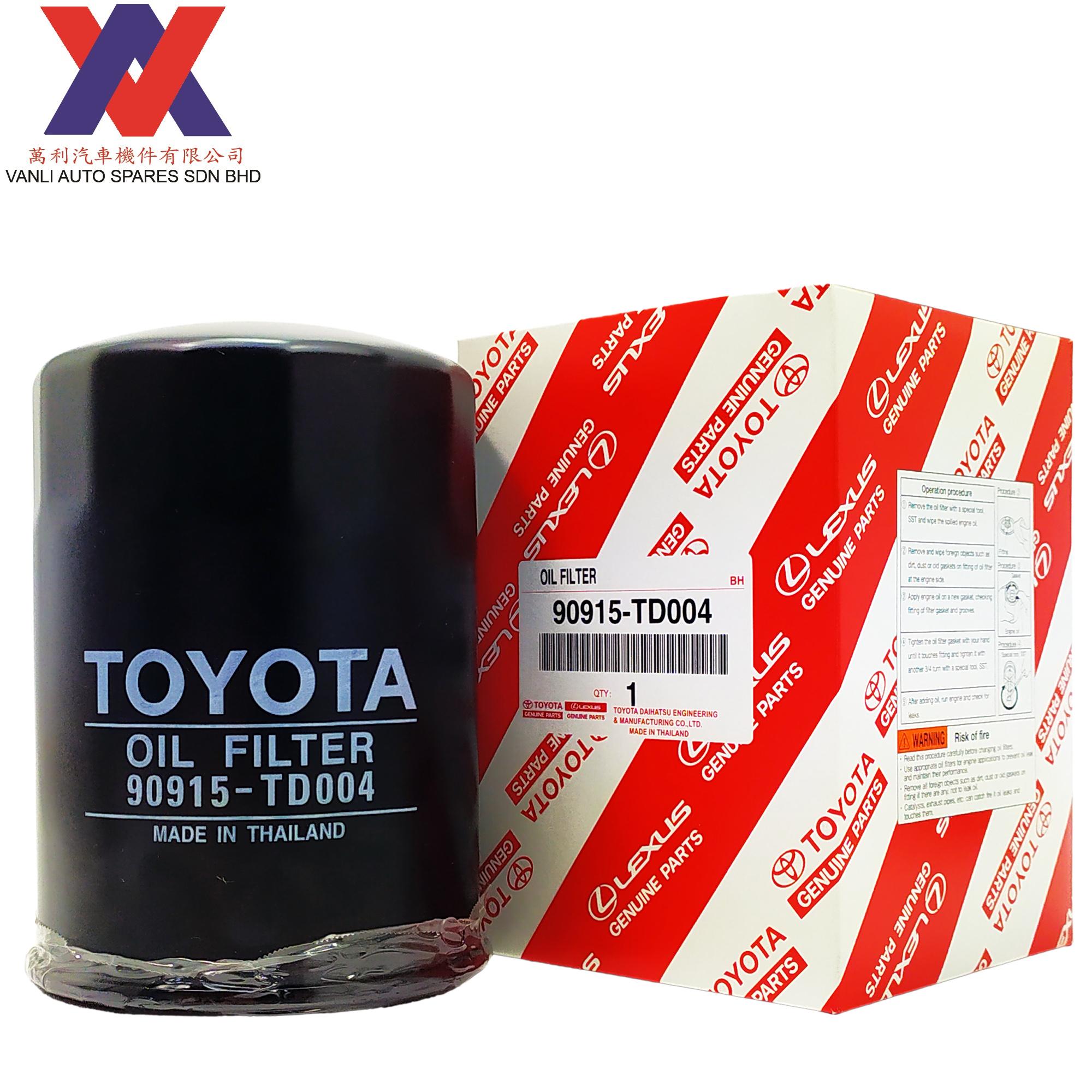 Toyota Genuine Oil Filter 90915-TD004 (check description) | Shopee Malaysia