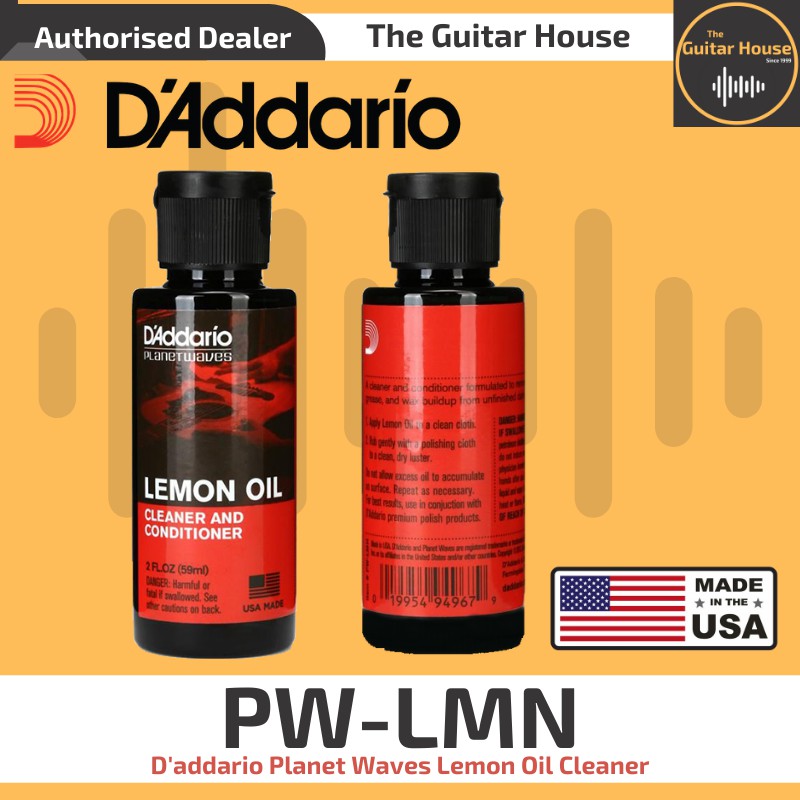 D'addario Planet Waves PW-LMN Lemon Oil (daddario) (PWLMN) | Shopee ...