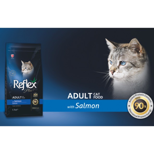 Reflex Plus Salmon Adult Cat Dry Food 15kg | Shopee Malaysia