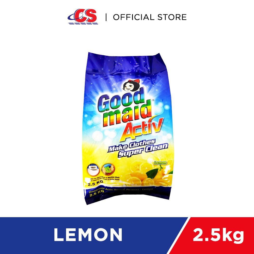 GOODMAID Activ Detergent Powder Lemon 2.2KG | Shopee Malaysia