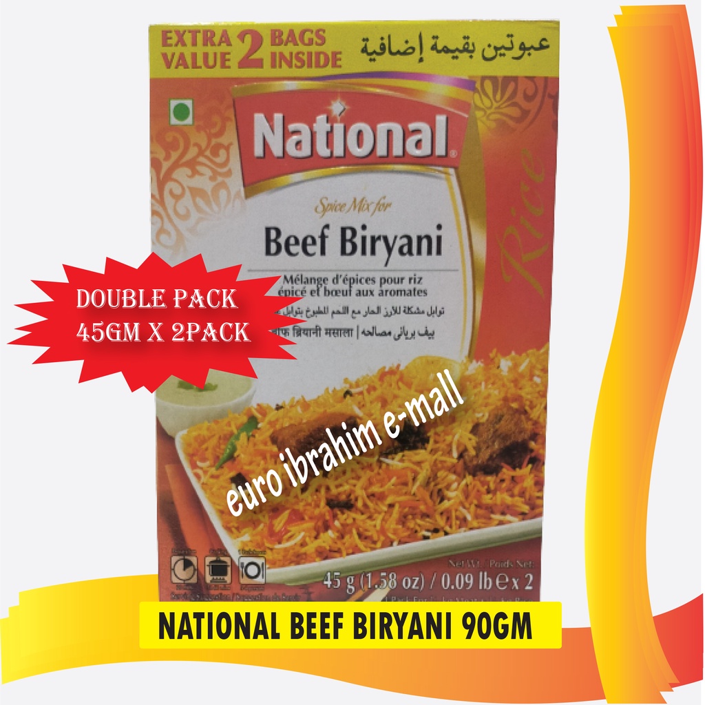 National Beef Biryani 90g | Shopee Malaysia