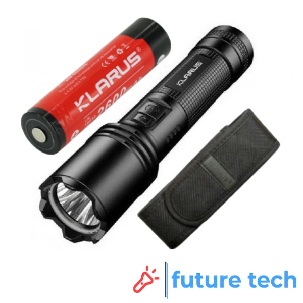 Klarus A1 10W High-Efficiency LED 1100L Rechargeable Flashlight ...