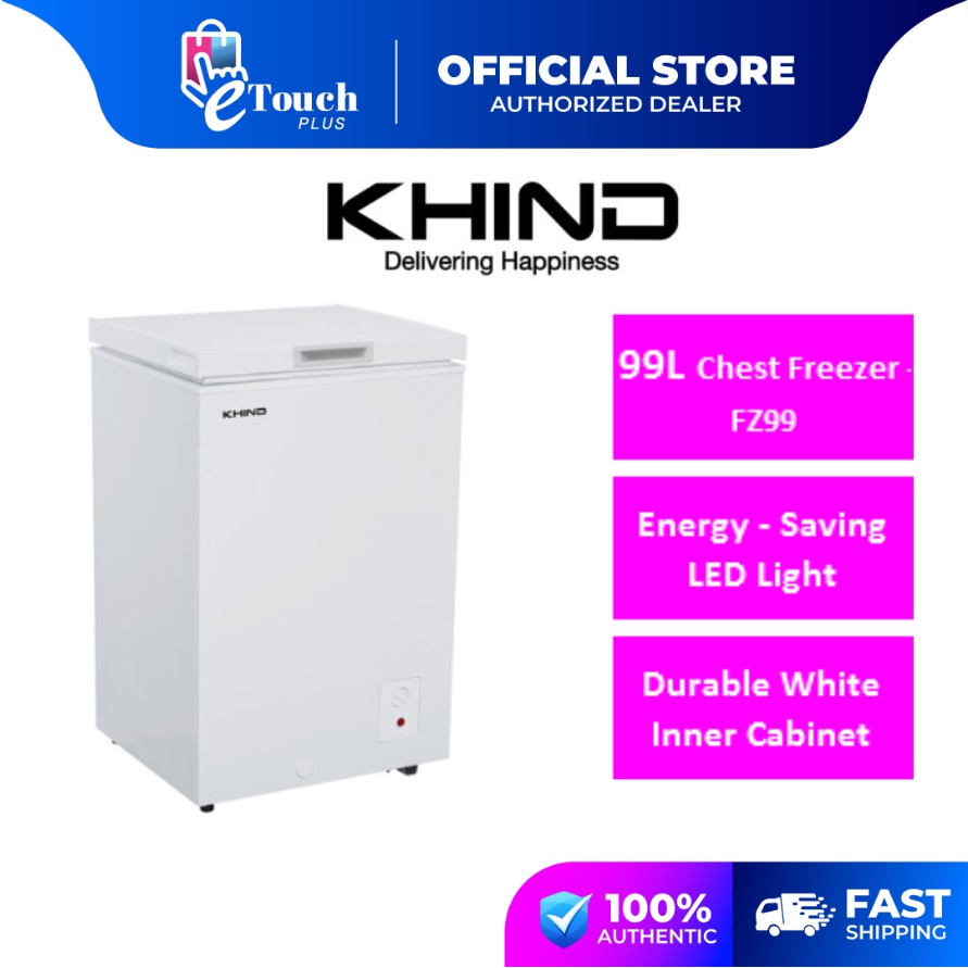 KHIND 99L CHEST FREEZER PETI SEJUK BEKU FZ99 | Shopee Malaysia