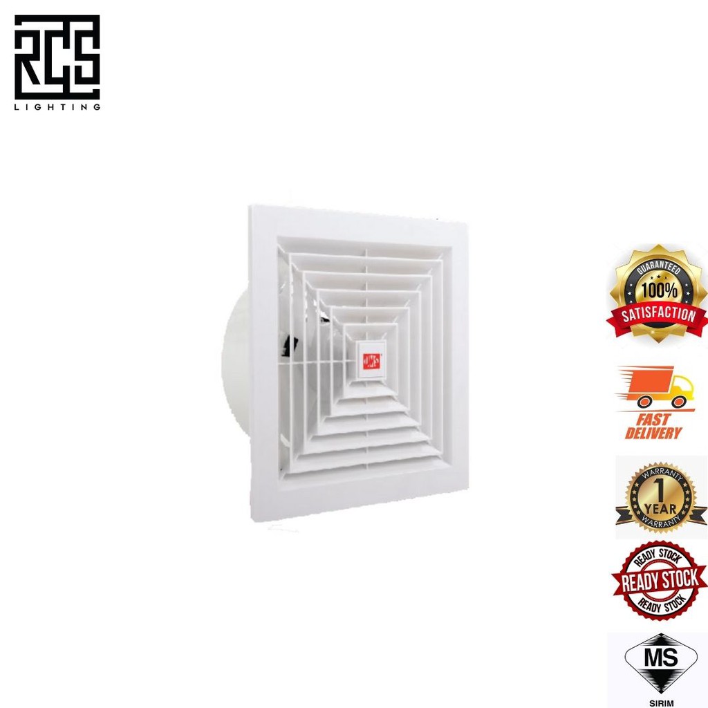 UMS 8" & 10" Ventilating & Exhaust Fan (CEILING TYPE) | Shopee Malaysia