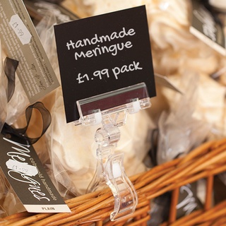 Pop Clip Price Tag Label Promotion Sign Display Clamp Klip Tanda Harga ...