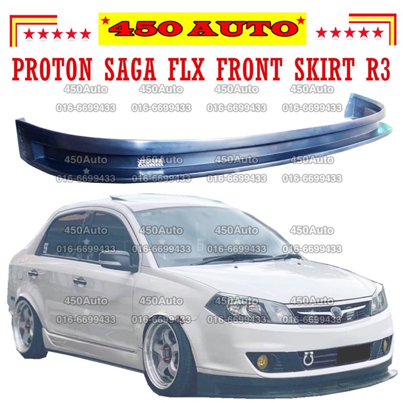 SAGA FLX ( R3 ) FRONT SKIRT + STICKER R3 PU2279 / PU / FL / SV / 2011 ...