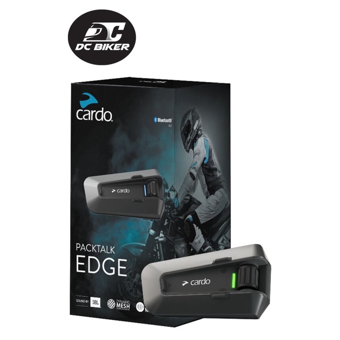 Cardo Packtalk Edge Single Bluetooth Headset (Authorized Dealer ...