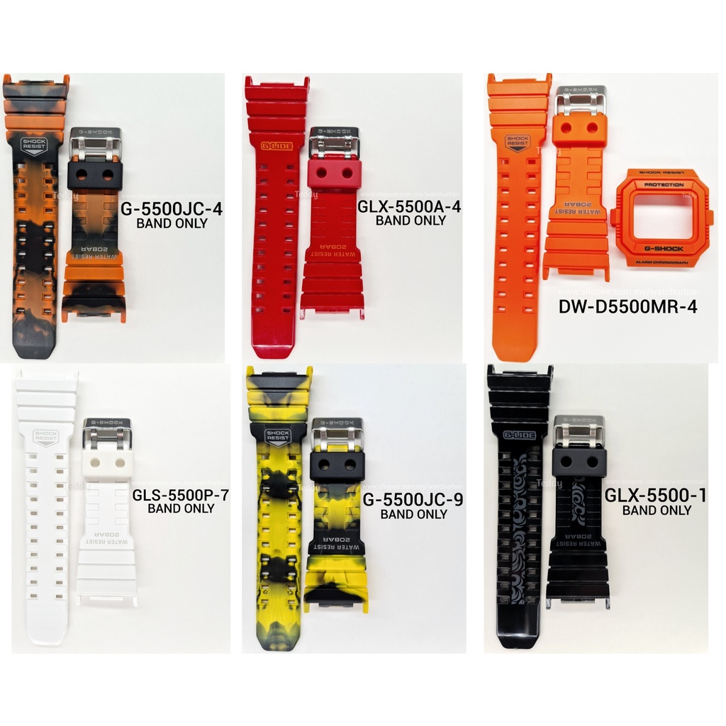 CASIO G-SHOCK BAND AND BEZEL DWD5500 GW5500 GW5510 G5500 GLS5500 ...
