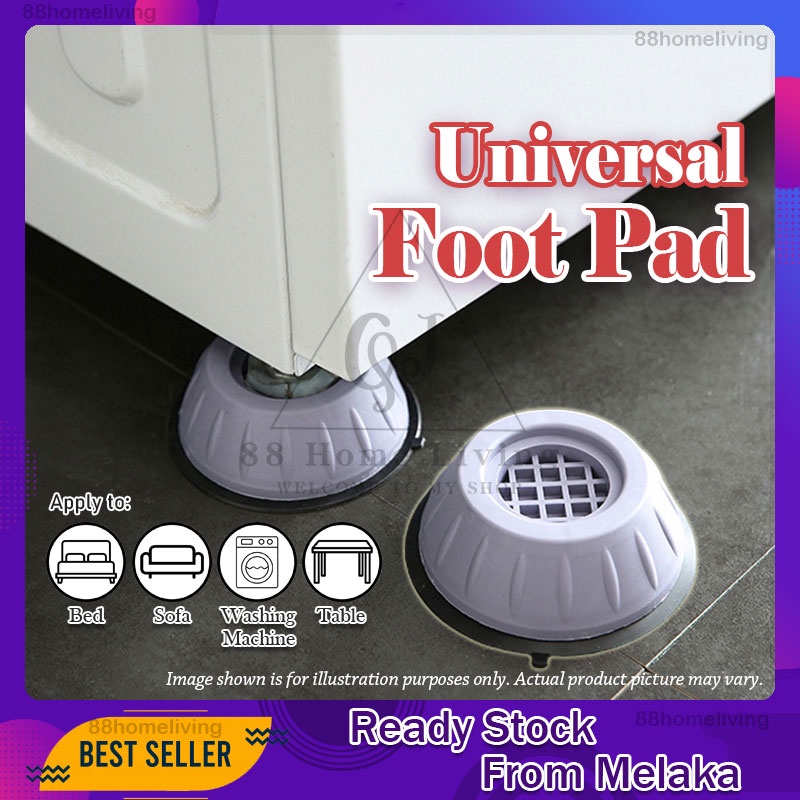 1PC Anti Vibration Feet Pads Silent Washing Machine Rubber Leg Pads ...