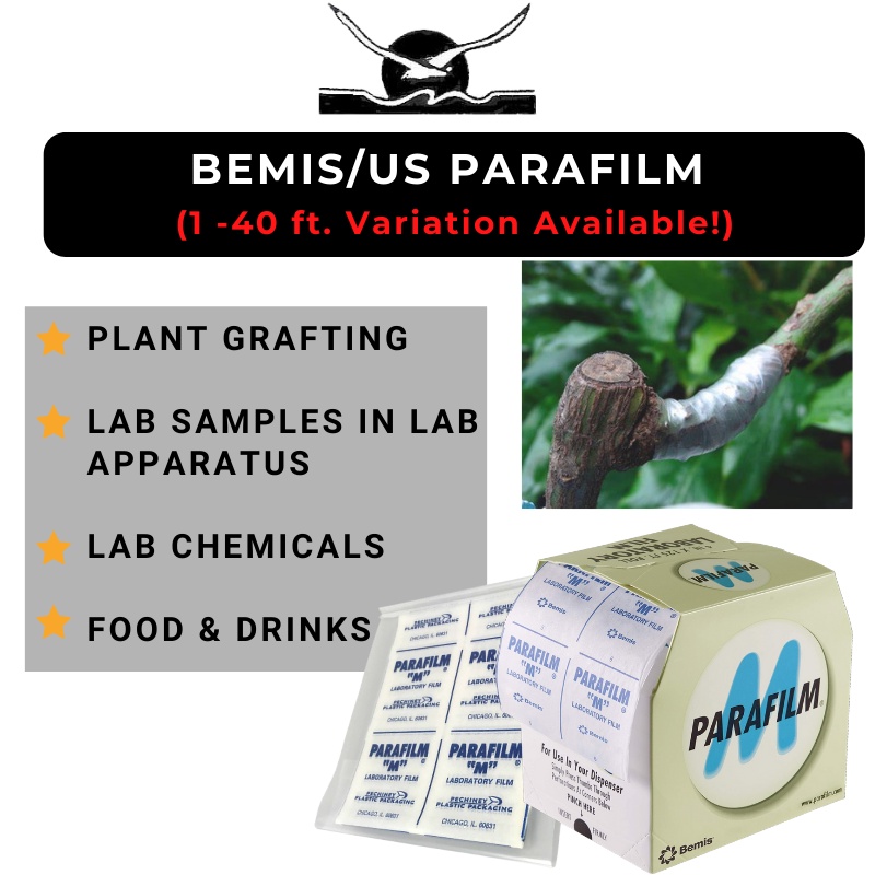 Parafilm BEMIS M (1ft.) Laboratory / Grafting Film Gardening Chemicals ...