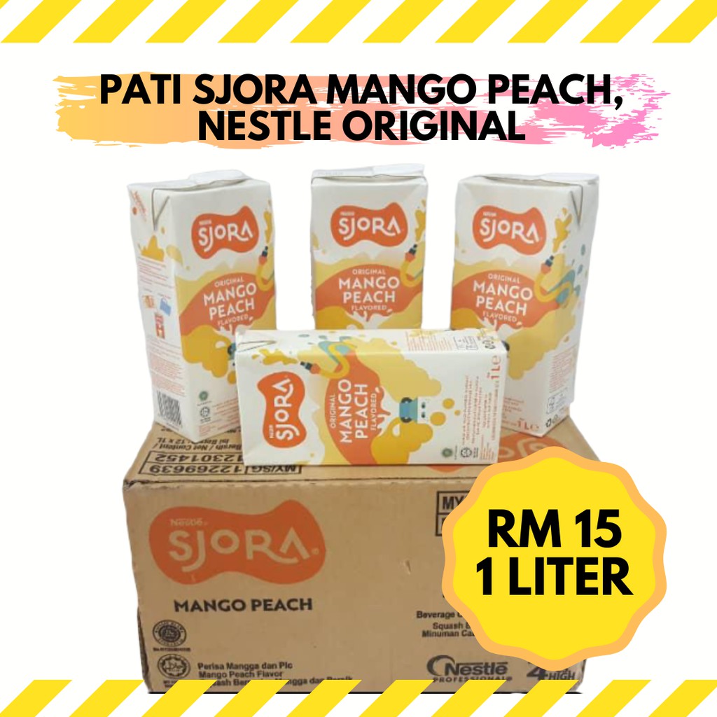 SJORA MANGO PEACH KFC NESTLE ORIGINAL1 LITER SEDAP DAN MANIS | Shopee ...