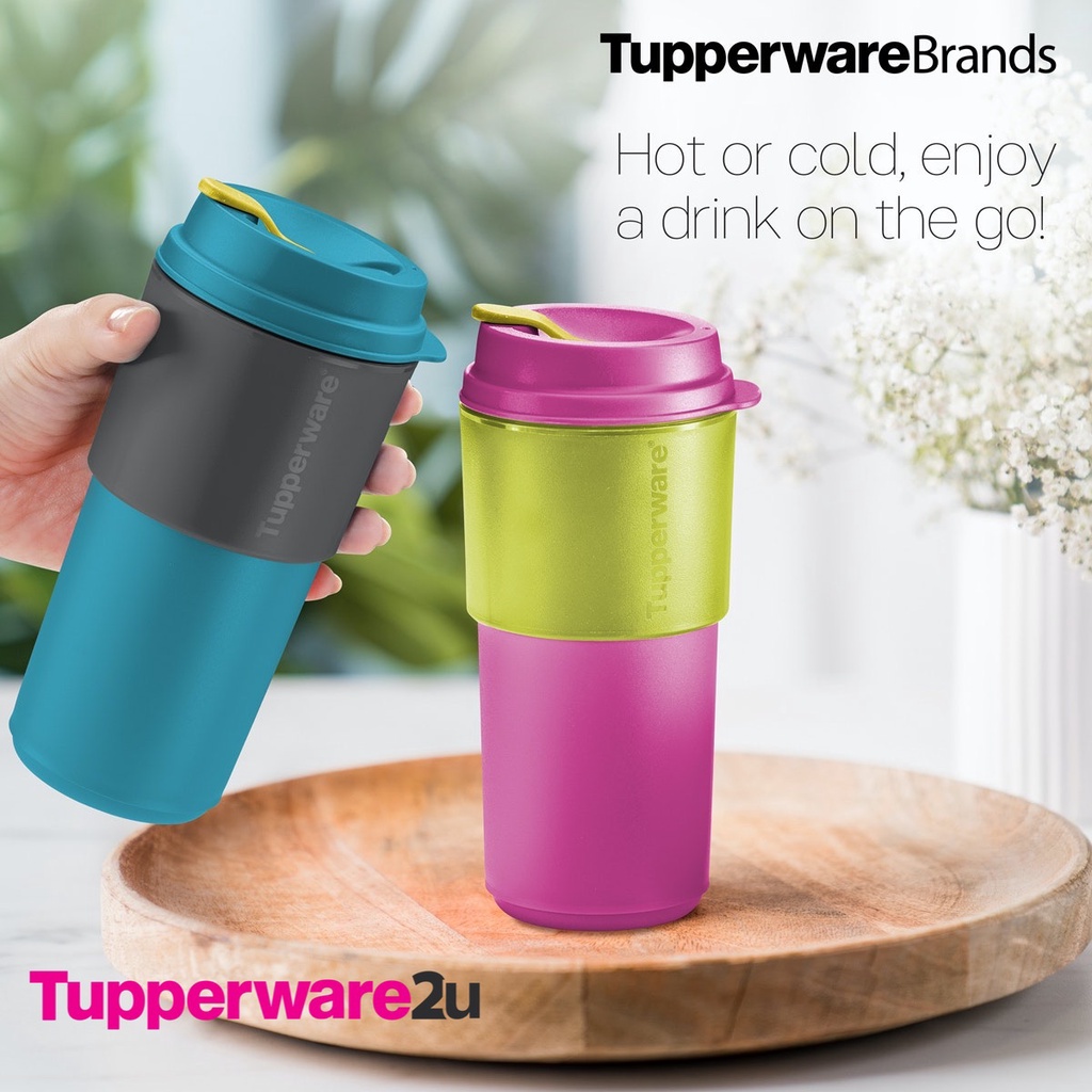 (New) (Ready Stock)Tupperware Coffee To Go, 490ml(Imported-Best Seller ...