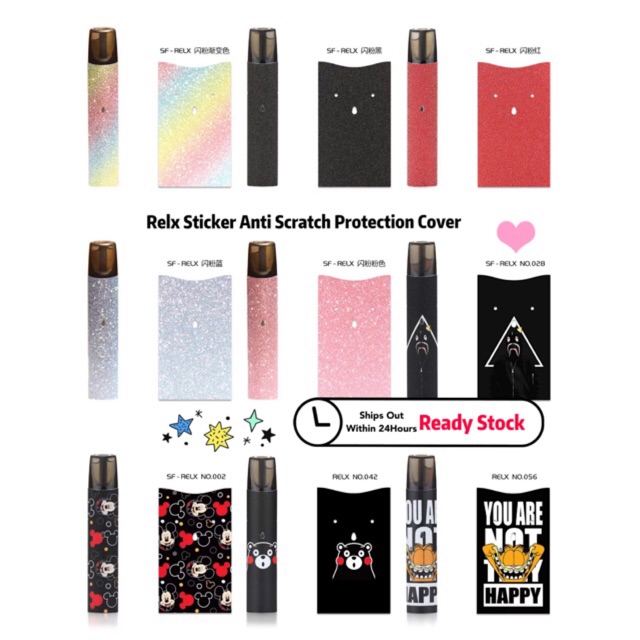 [READY STOCK] RELX Sticker Special Edition Anti Scratch Protection ...