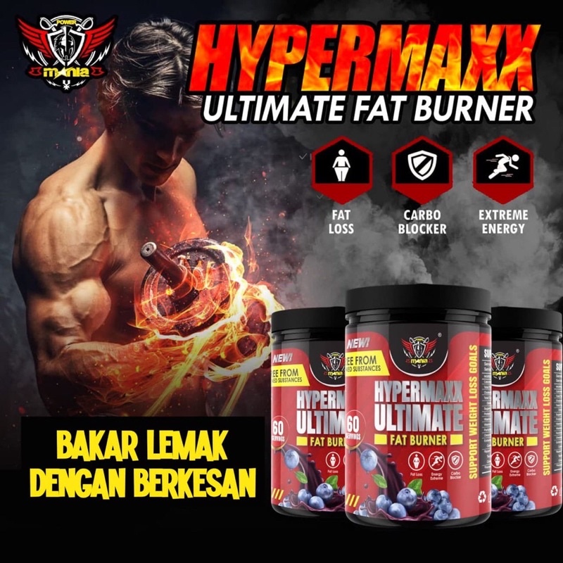 POWERMANIA | Free Shiping Fat Burner HYPERMAXX Ultimate [ 60 servings ...