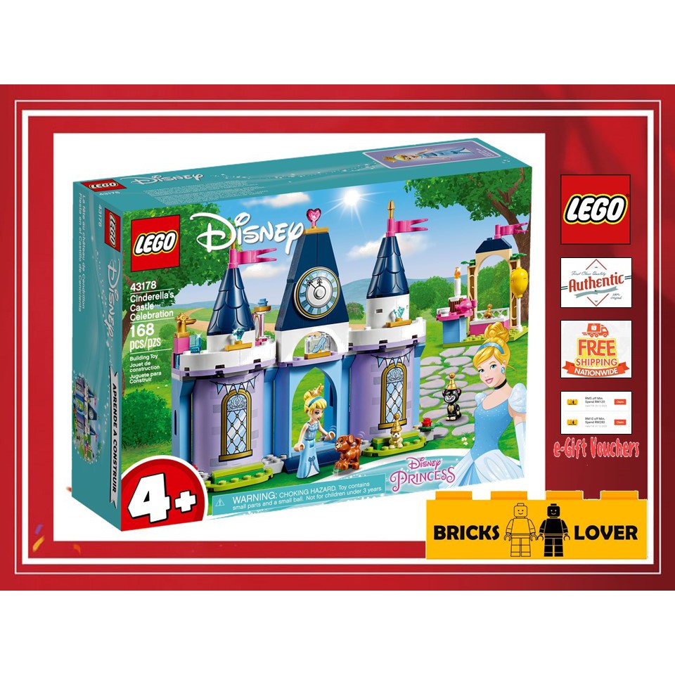 Lego 43178 {Bricks_Lover} DISNEY - Cinderella's Castle Celebration (100 ...