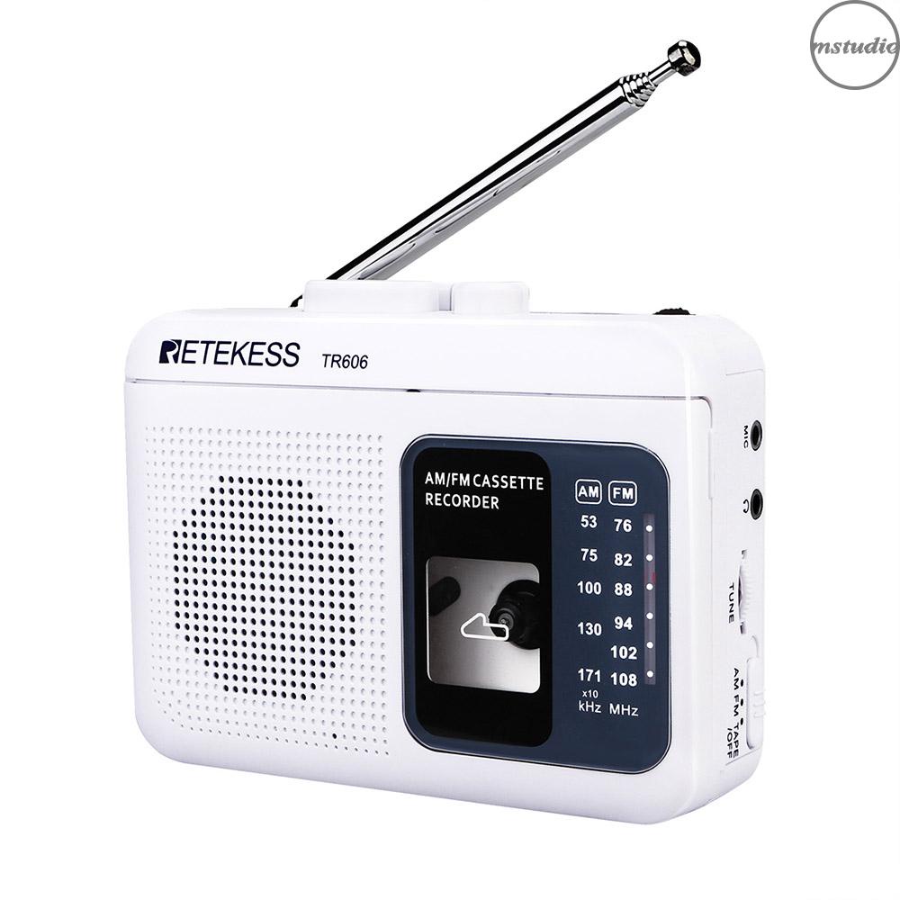 Ms Retekess TR606 Mini Portable AM/FM Radio Telescopic Antenna Radio ...