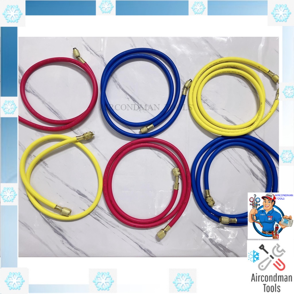charging hoses set aircond /fridge gas hose r410 r22 r32 adapter ...