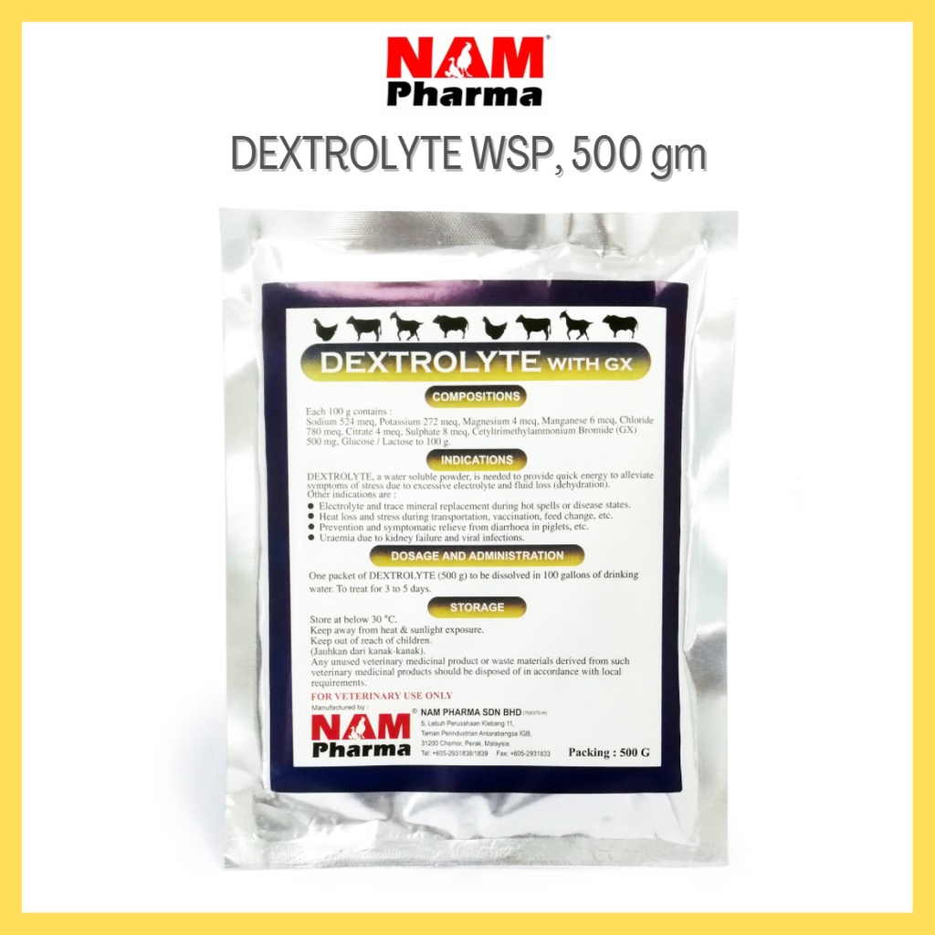 NAM Product Dextrolyte ~ best electrolytes with added sugar during ...