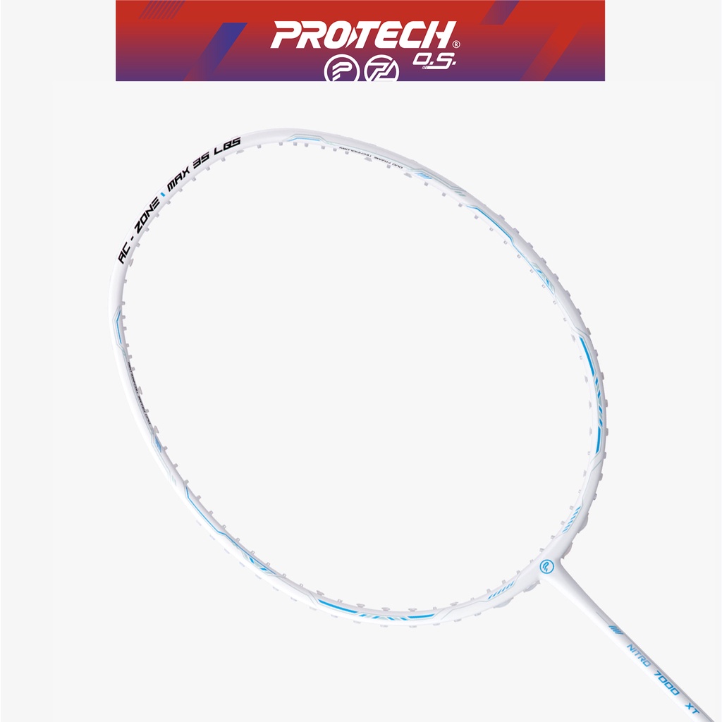PROTECH Badminton Racket - Nitro 7000XT (4UG2) (MAX 35LBS) (FREE String ...