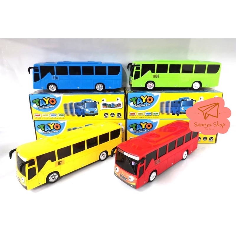 Tayo Bus with LED Light And Sound Mainan Budak Tayo The little Bus ...