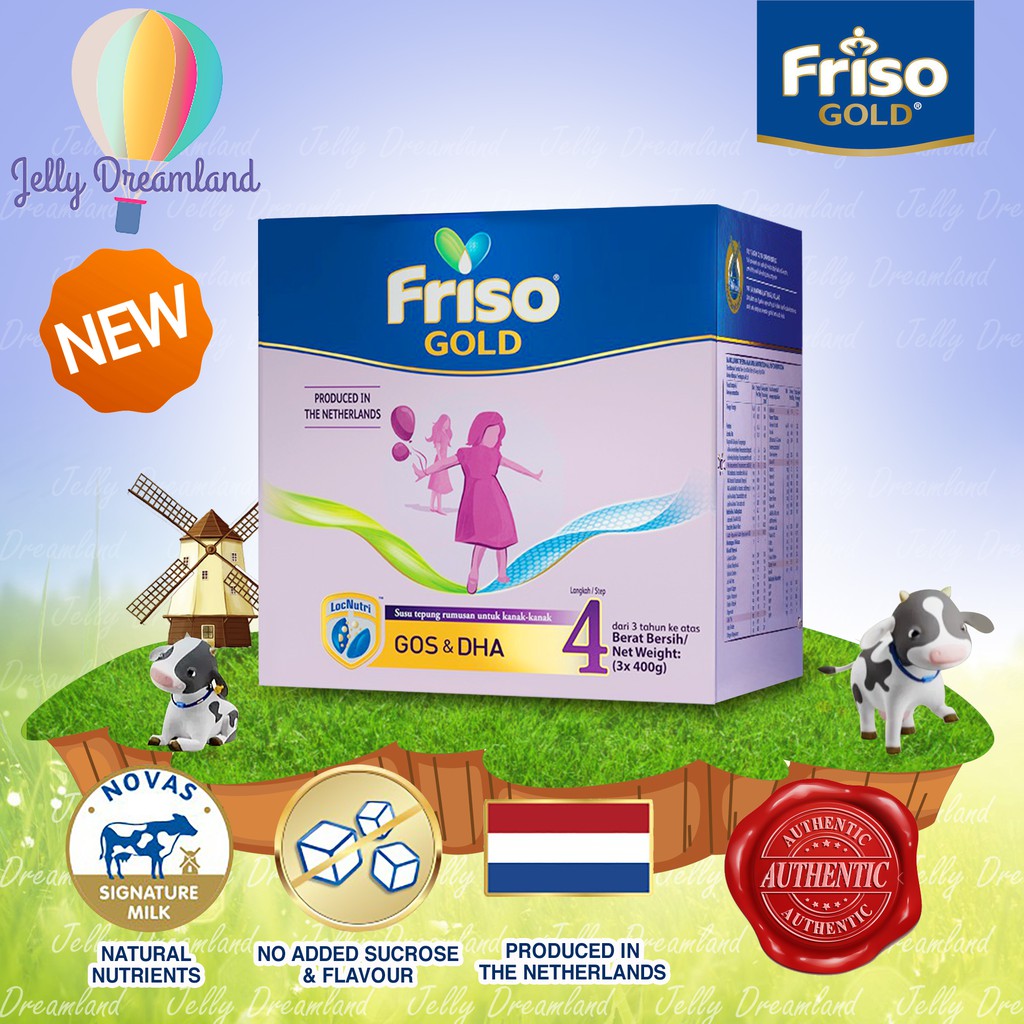 Friso Gold Step 4 - 1.2 kg [New Packing, Upgraded Formula] | Shopee ...