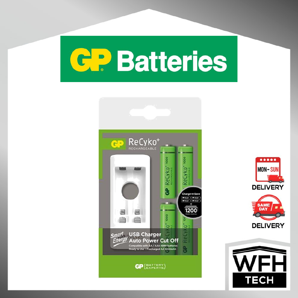 GP 2AA + 2AAA / Rechargeable Battery / Smart Energy With U211 Charger ...