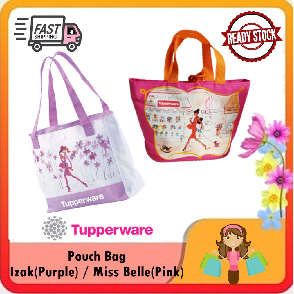 Tupperware Pouch Bag (Izak / Miss Belle Bag) | Shopee Malaysia