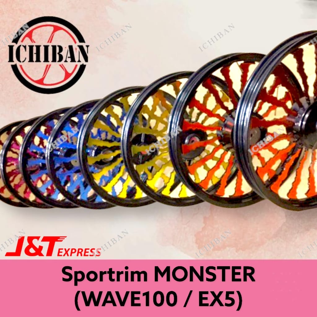 SPORT RIM WAVE 100 EX5 DREAM ALPHA !! OFFER !! M06 Sport Rim Monster ...
