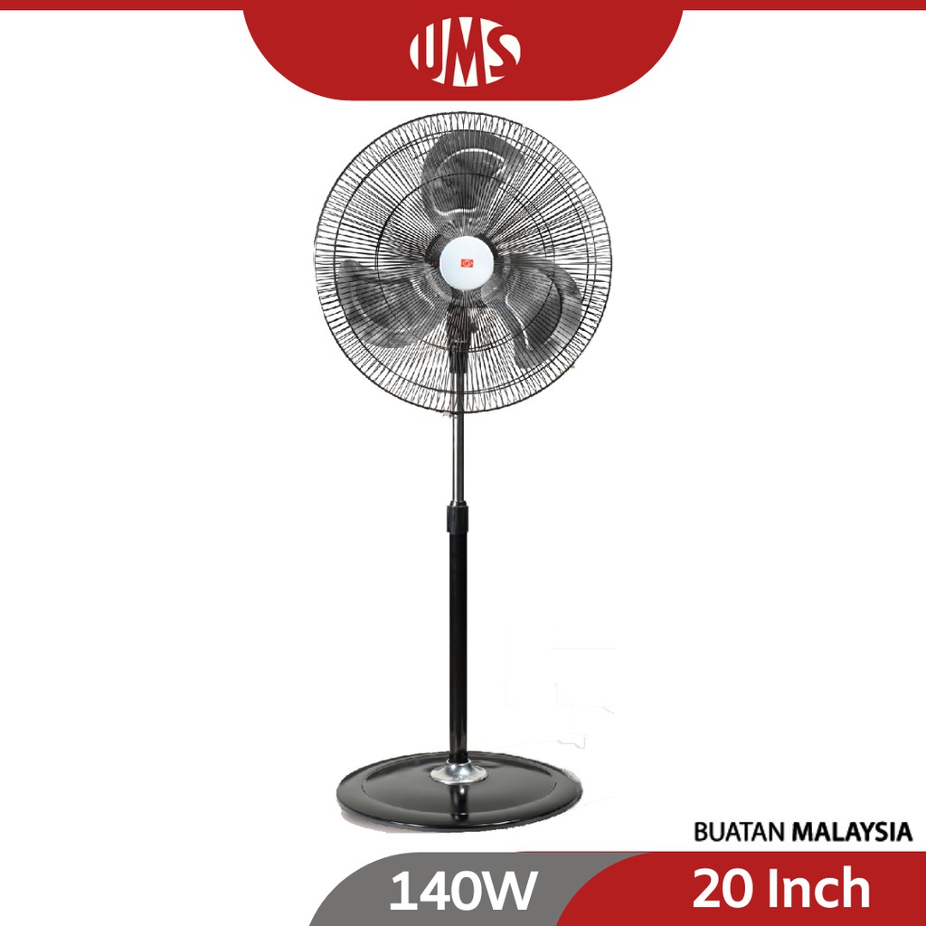 UMS 20 Inch Powerful Stand Fan (20") Kipas Berdiri (SIRIM) | Shopee ...