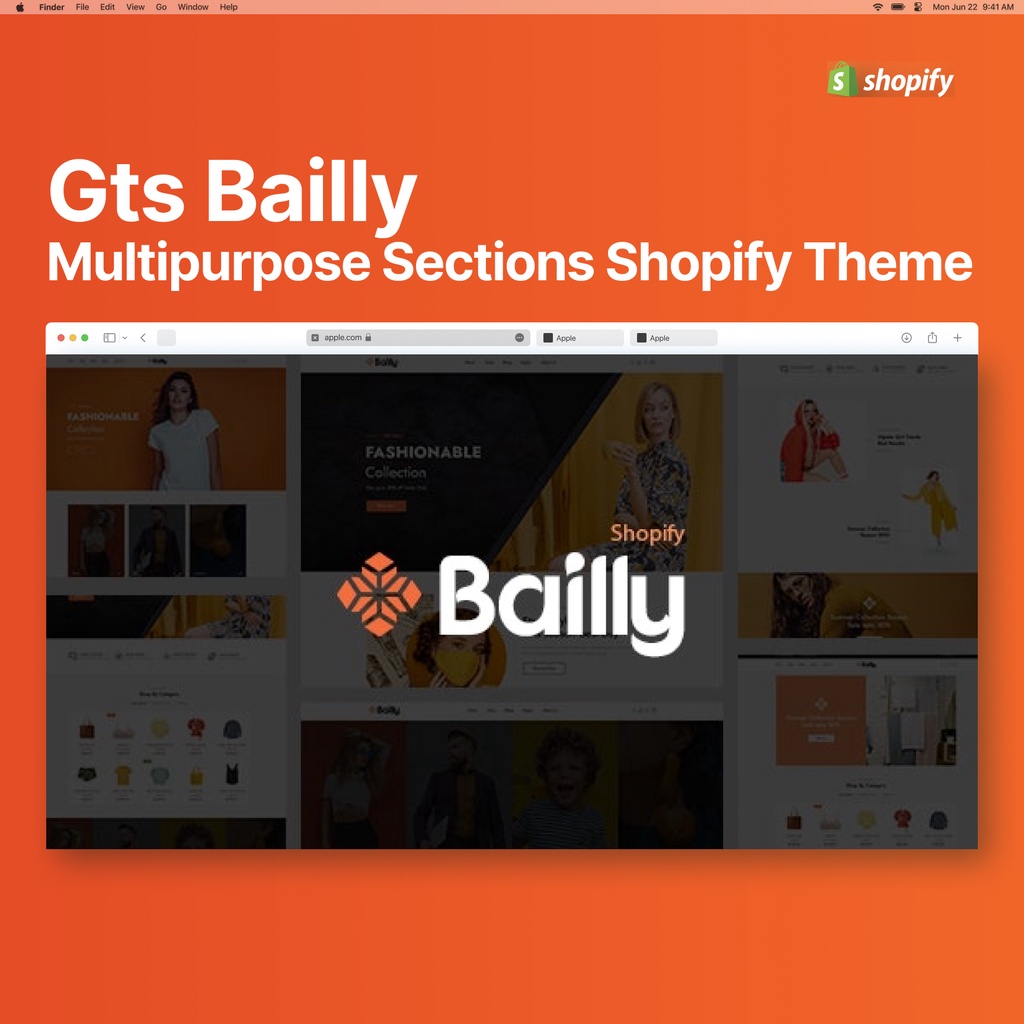 Gts Bailly - Multipurpose Sections Shopify Theme (Best Seller) (Themeforest Premium Theme ...