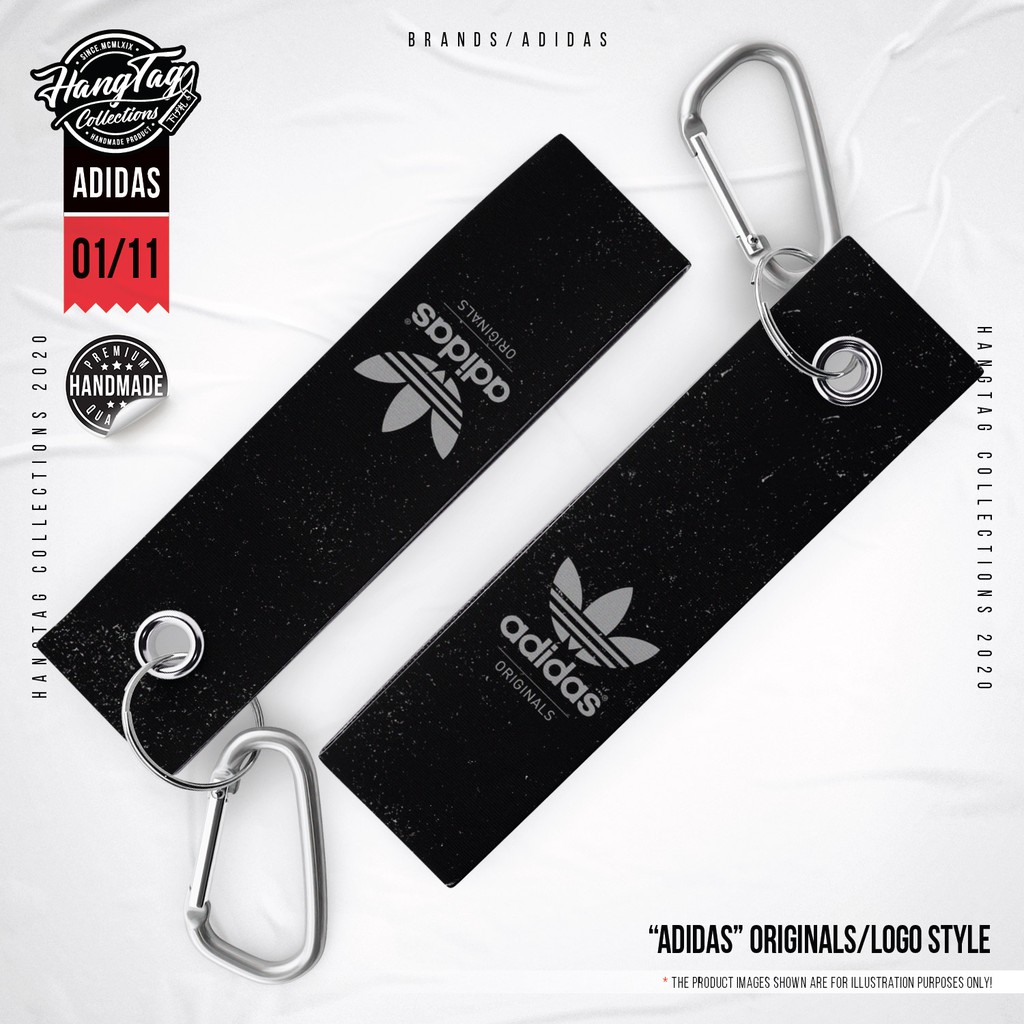 (READY STOCK) ADIDAS - Originals Logo Style 1/11 - Key tag / Keychain ...