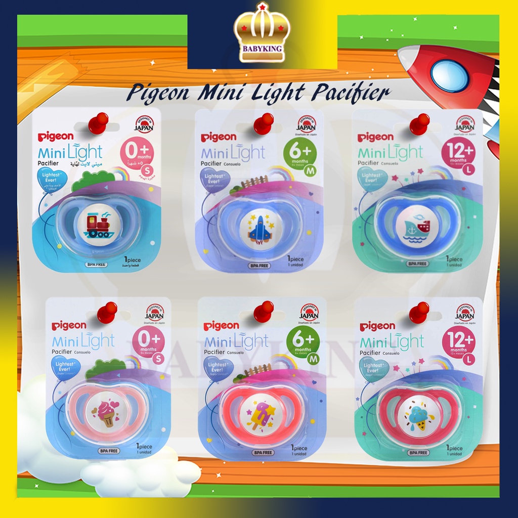 Original Pigeon Mini Light Soother Soothers Pacifier Pacifiers + Few ...