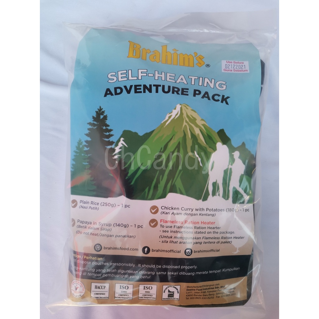 Brahim's Adventure Pack with Self Heating Element - Chicken Set ...