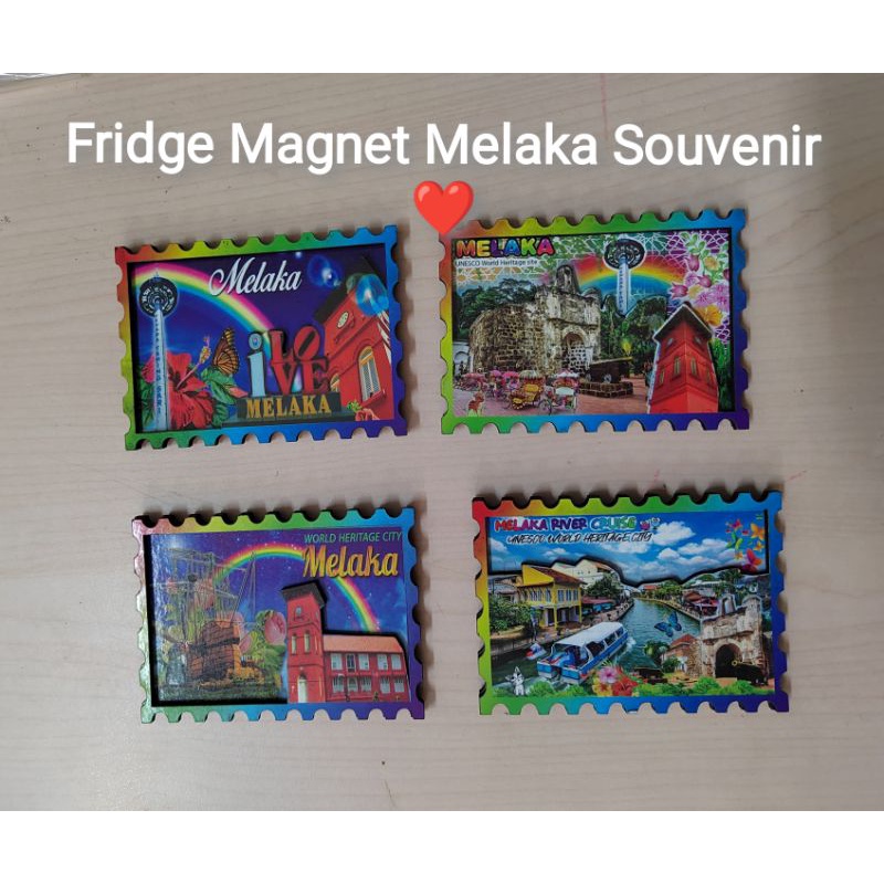 [Fridge Magnet] 3D Effect Wooden Fridge Magnet Melaka Design Malacca ...