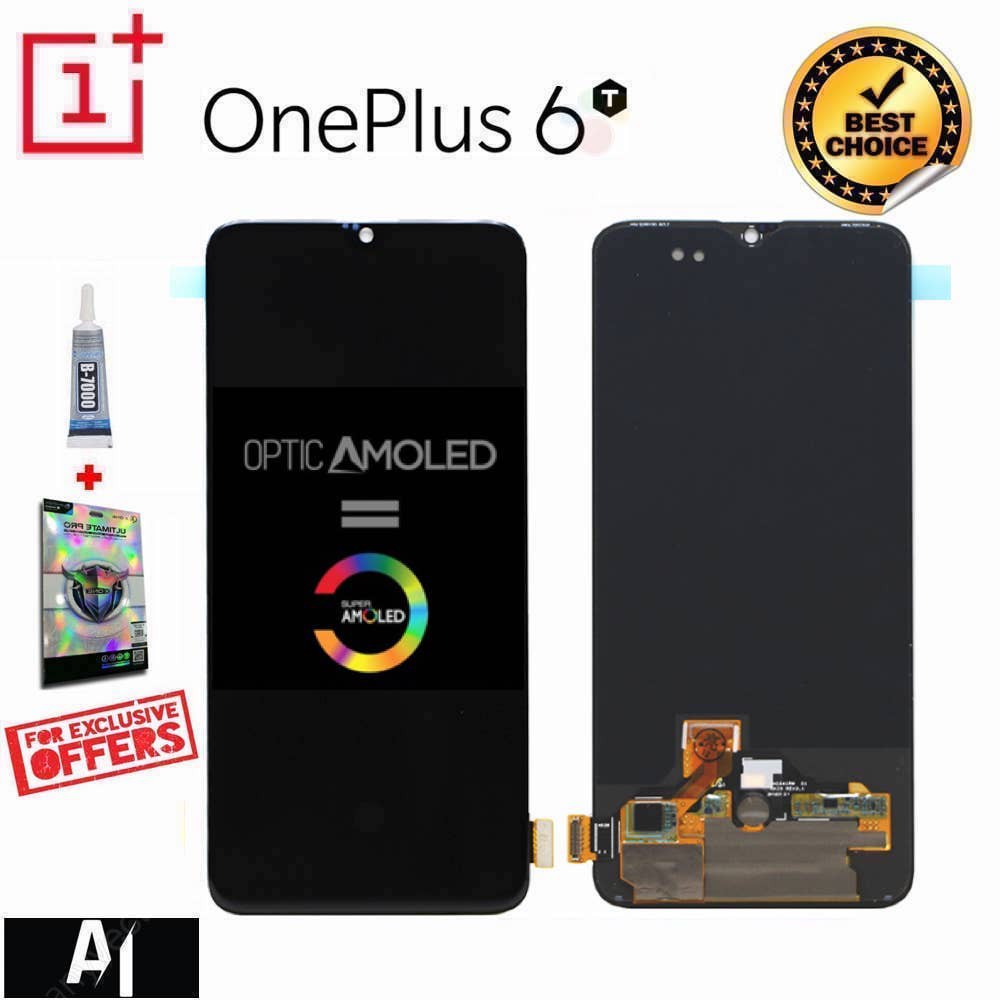(3 Month Warranty) One Plus 6T A6010, A6013 Full Set Front LCD Display Screen Assemble | Shopee ...