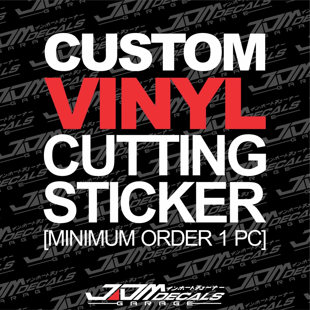 Custom Vinyl Cutting Sticker | Shopee Malaysia