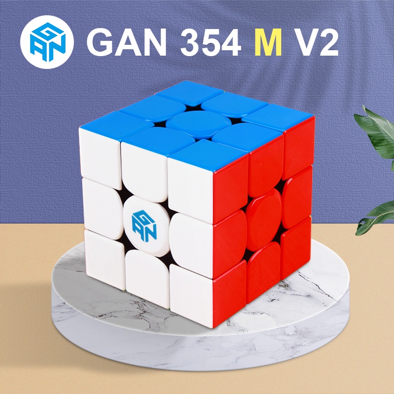 Gan 354 M V2 Magnetic Puzzle Gan 3x3 Speed Magic Cube Less Professional ...