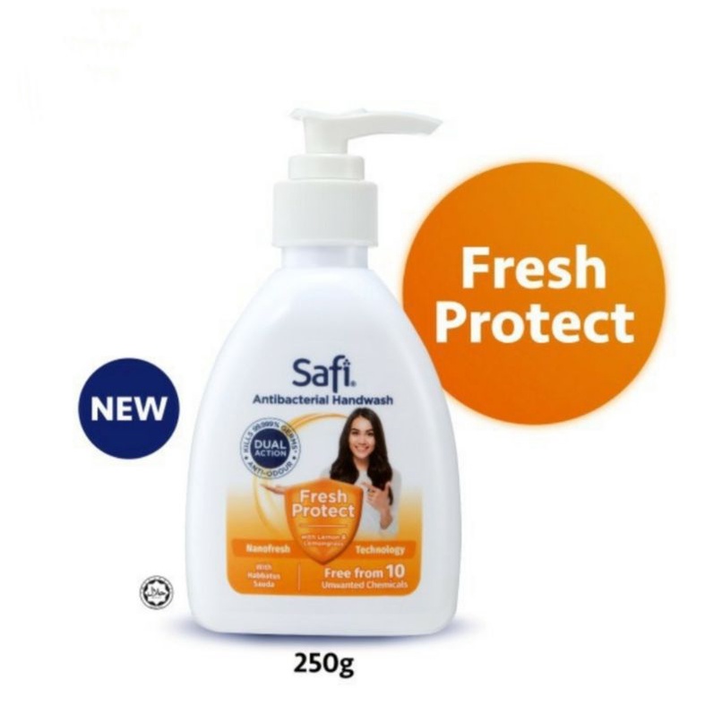 Safi Antibacterial Handwash Fresh Protect (250g) | Shopee Malaysia