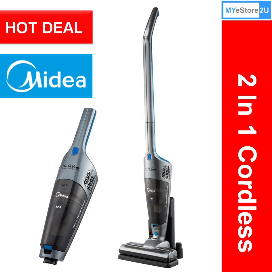 MIDEA Cordless Vacuum Cleaner (2-in-1 Vacuum Stick) Handheld Vacuum MVC ...