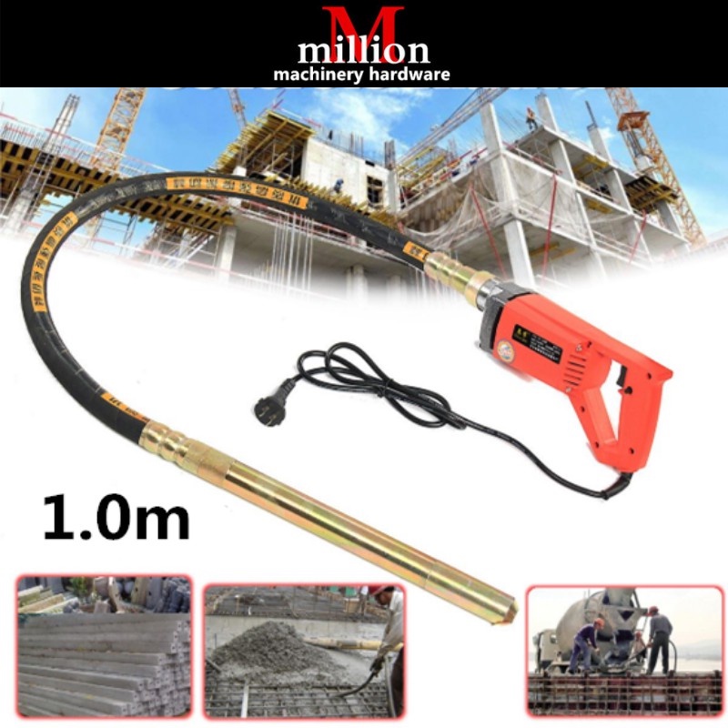 1.0m 1.5m 2.0m 800w Concrete Vibrator Electric Concrete Vibrators Poker ...