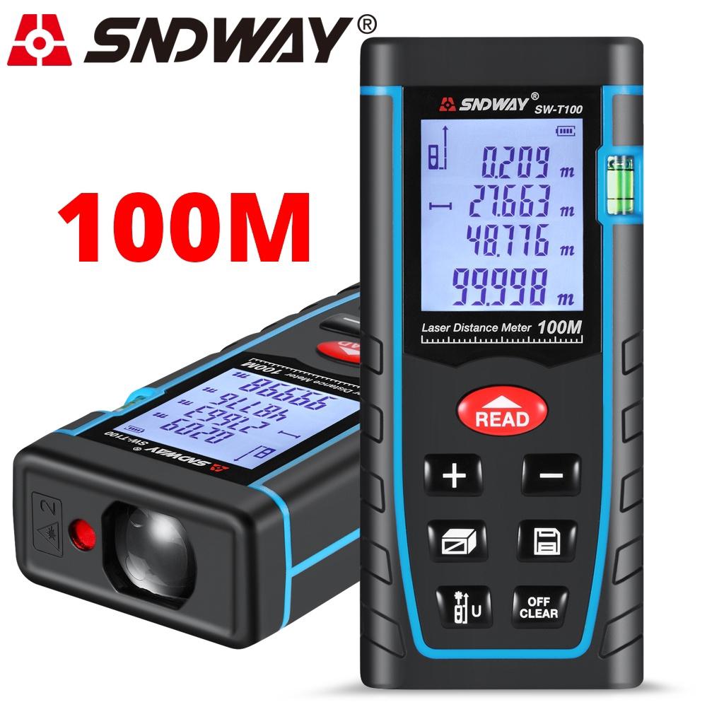 Laser Distance Meter Rangefinder Finder Build Measure Device Ruler Test ...