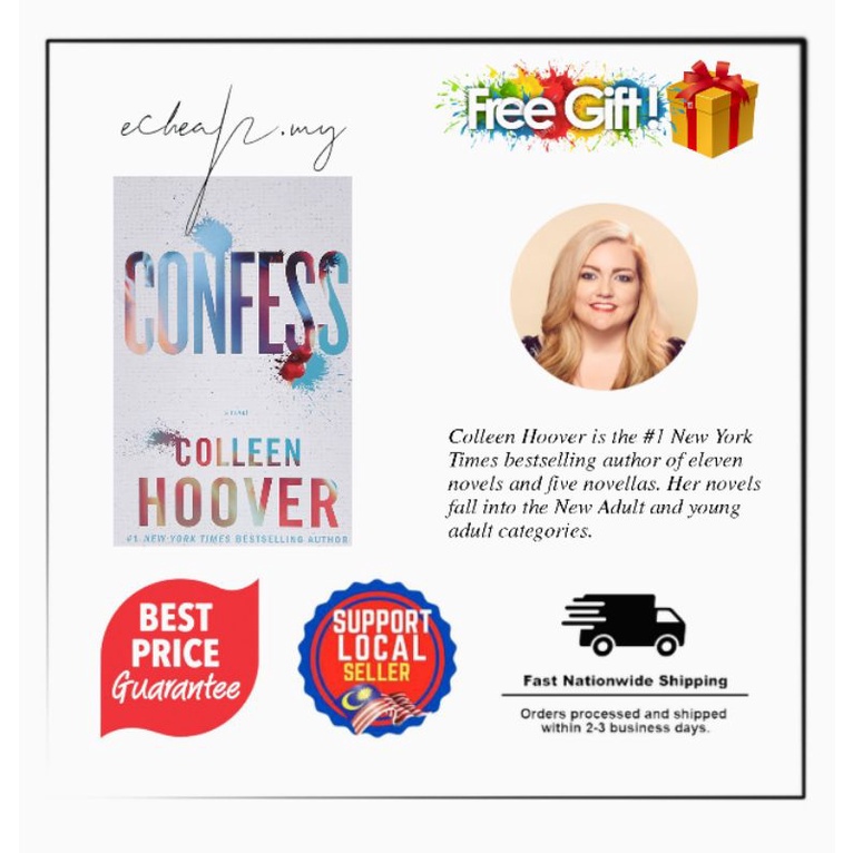 CONFESS by Colleen Hoover | Shopee Malaysia