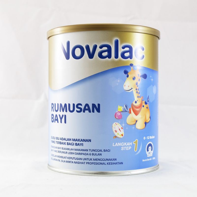 Novalac Step 1 800g 0-12 bulan | Shopee Malaysia